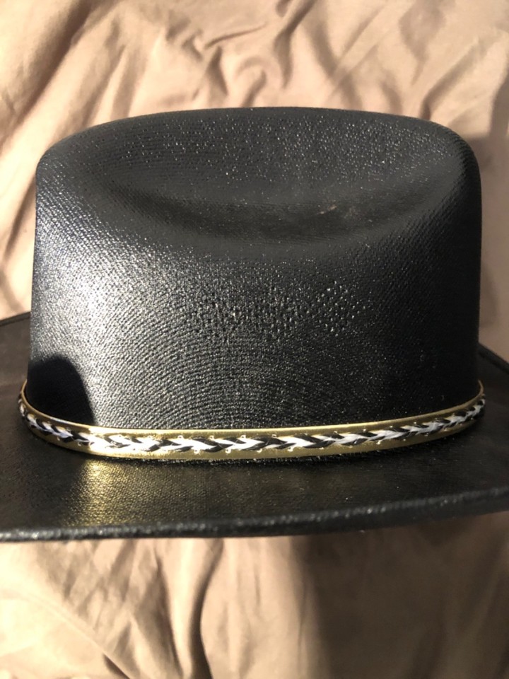 Summit Hats Bangora Black Cattleman With Band Cowboy Hat Mens large ...