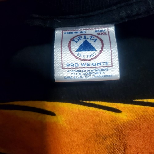 Metallica Flaming Skull Long Sleeve 1994 Vintage Size 2XL Delta Tag ...