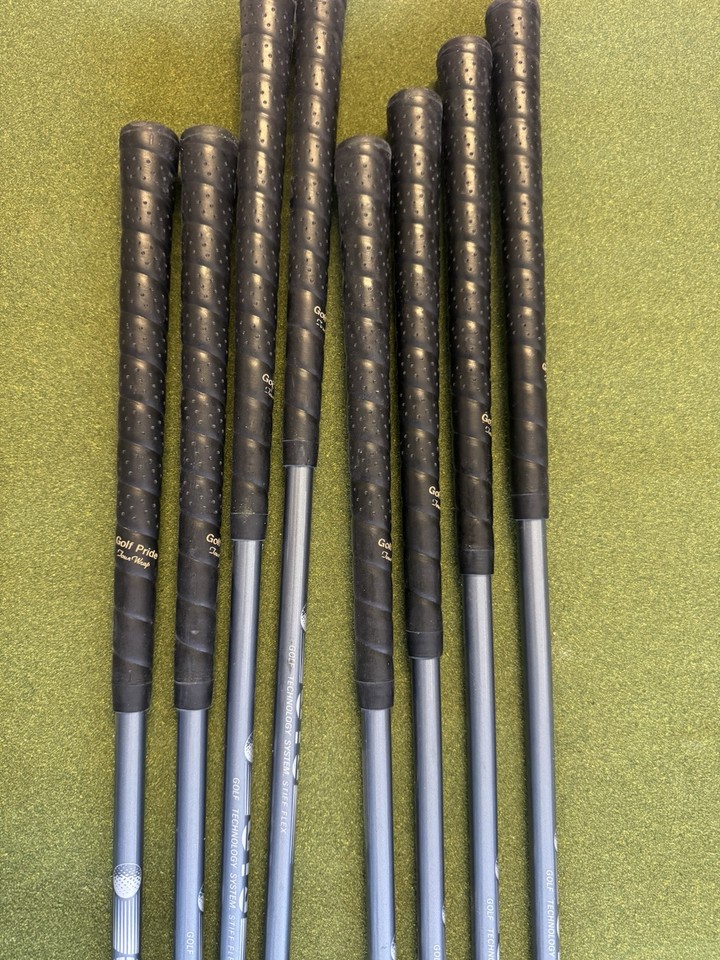 King Viper Oversized Iron Set 3-PW Graphite Stiff Flex Shafts / Right ...
