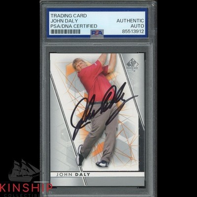John Daly signed 2024 Upper Deck SP Card PSA DNA Slab Golf Auto C4747 ...