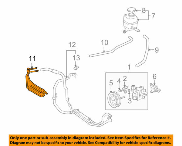 44402-60012 Toyota Cooler sub-assy, power steering oil, no.1 4440260012 ...