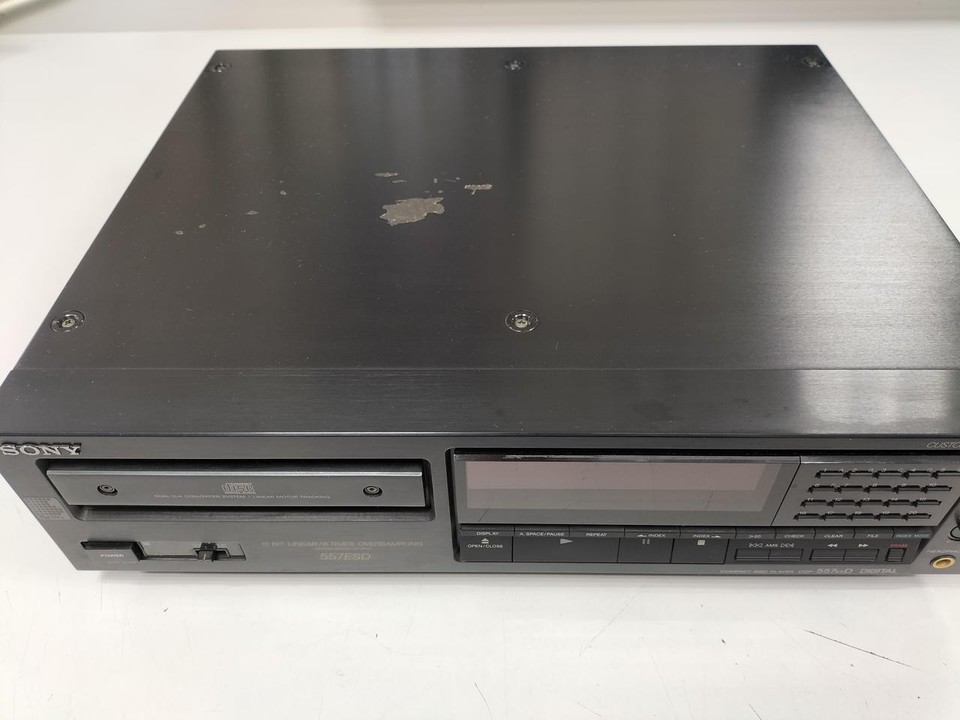 Sony CDP-557ESD High-End CD Player Dual DAC Digital Out Remote Tested ...