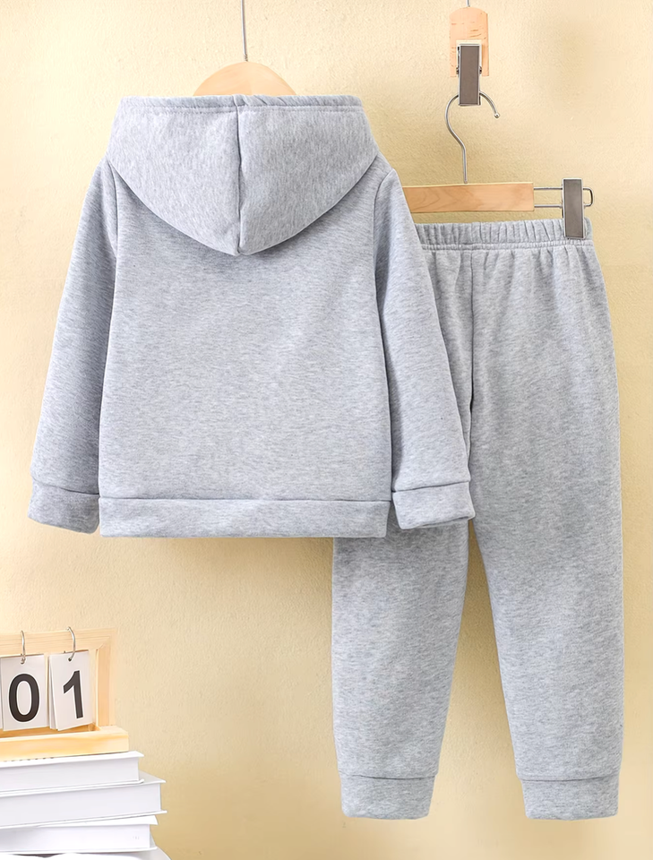 NEW GIRLS TRACKSUIT HOODED TOP, BOTTOM JOG SUIT 3-10 Yr OUTFIT SETS ...