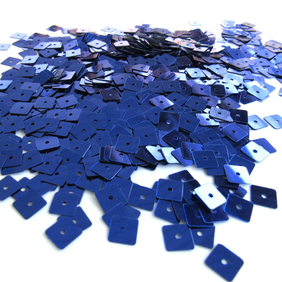 Sequins Squares Loose Various Colors Blue Pink Red Iris Crystal Pink ...