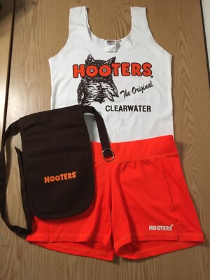 New HOOTERS Uniform Halloween Costume Tank/Short/Pouch Clearwater ...