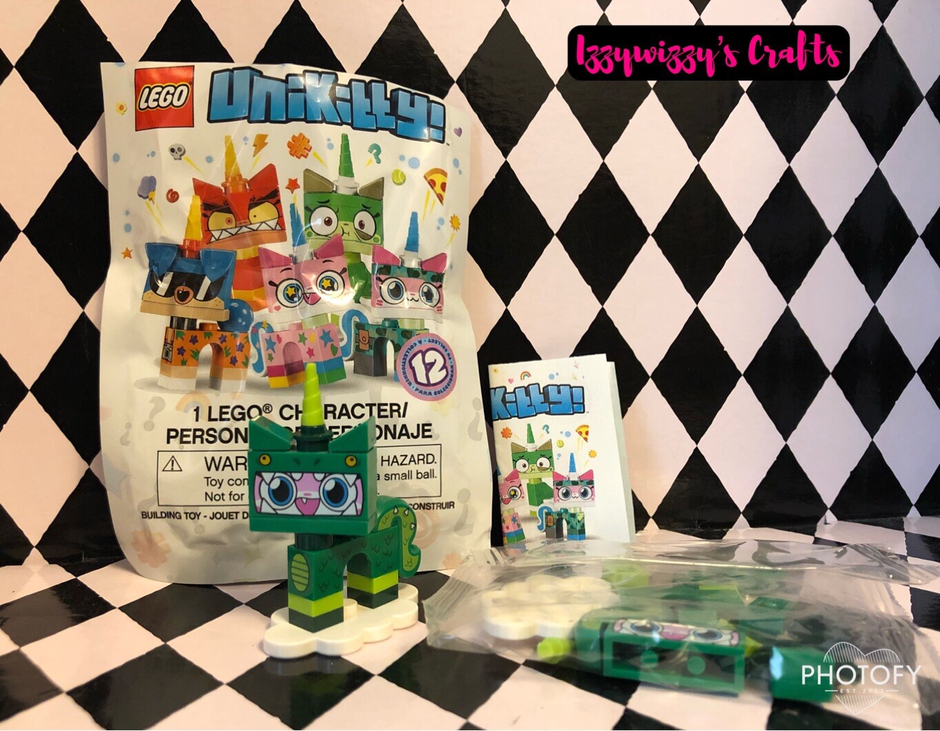 Lego Unikitty Unicorn Green Dragon Costume Kitty Figurine Series 1 Open ...