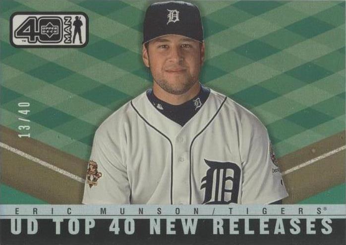 2002 Upper Deck 40 Man - UD Top 40 New Releases Eric Munson #1046 ...