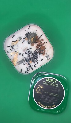 Money Drawing Candle, Ritual Candles, Money Candle, Money Gift Idea ...