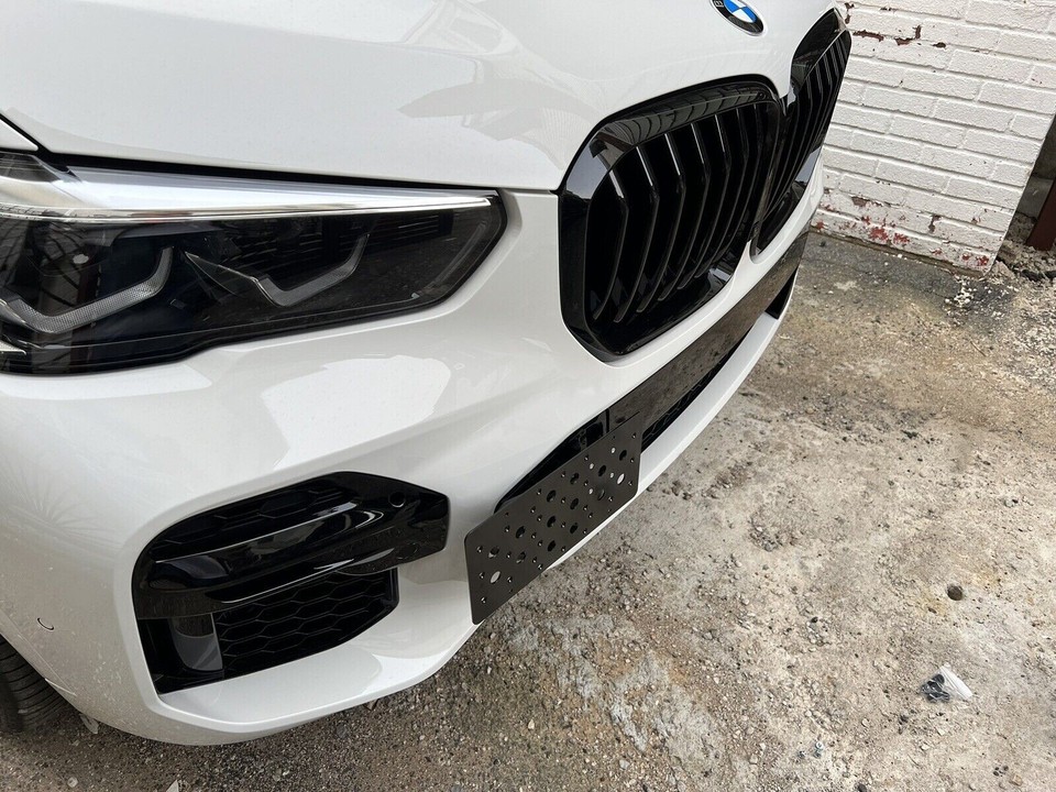 Bumper Tow Hook License Plate Tag Mount Bracket For BMW X5 2021-2026 ...