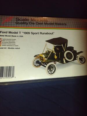 Classic Metal Kit by Scale Models (HUBLEY) 1909 Ford Model T Sport ...