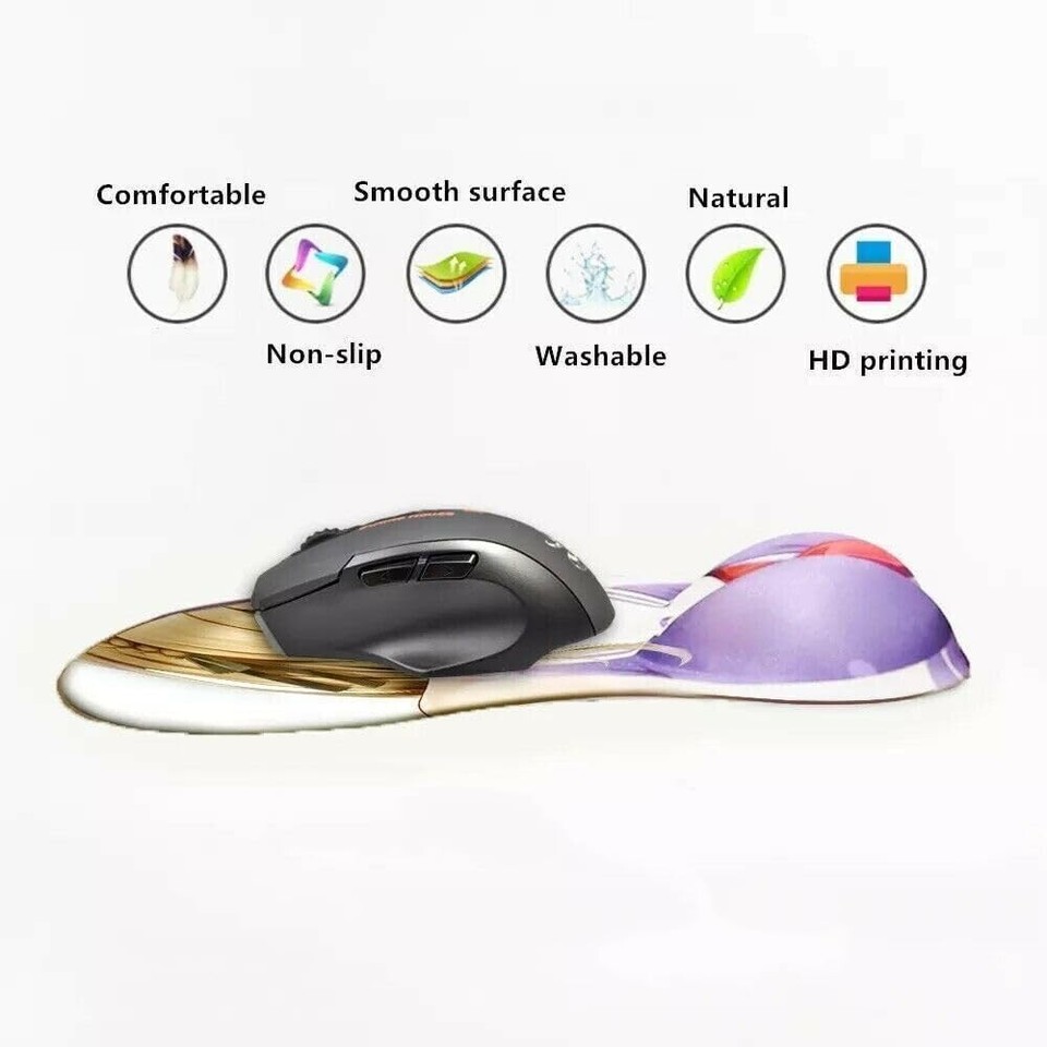 Erza Scarlet Fairy Tail 3D Mouse Pad Anime Wrist Rest Ergonomic | eBay