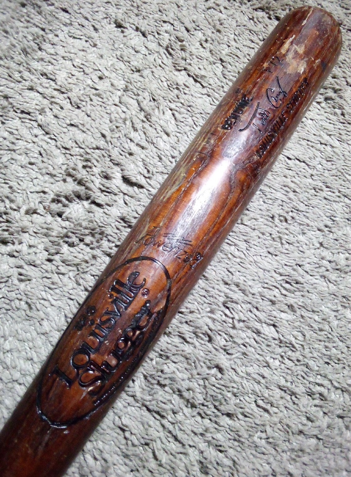 Vintage 1980s Todd Cruz 125 Louisville Game Used Bat White Sox Mariners ...