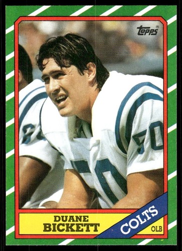 1986 Topps - Duane Bickett #322 (RC) | eBay