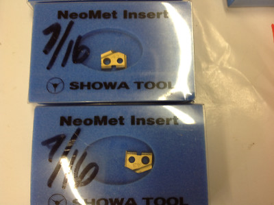 2-Piece Showa 7/16" Neomet Insert Cutter. NEW IN BOX w3shelf in bag | eBay