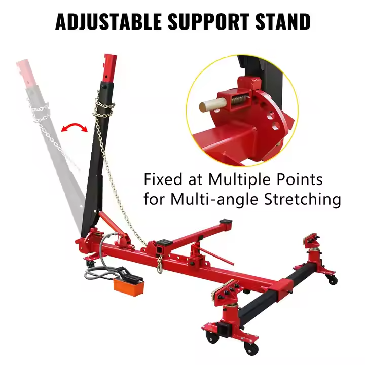 Auto Body Puller Frame Straightener 10 Ton Clamp Puller Air Pump Frame ...