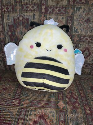 Squishmallow 8” SUNNY Bumble Bee Queen Plush Kelly Toys NEW NWT ...