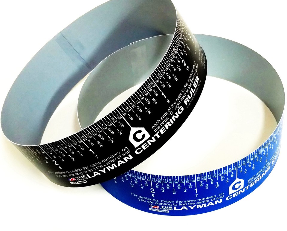 (3) GLR Centering Ruler Measure Center Finding Crafts Art Picture ...