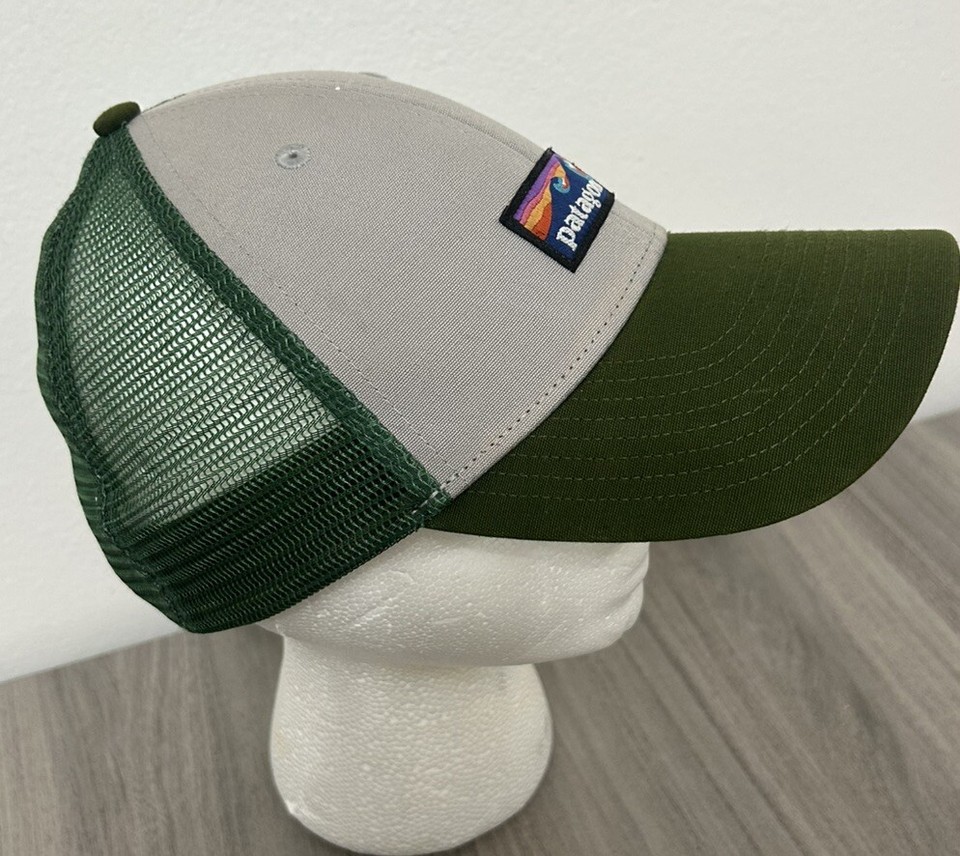 Patagonia Board Short Label Lopro Trucker Hat - Green ,Drifter Grey ...