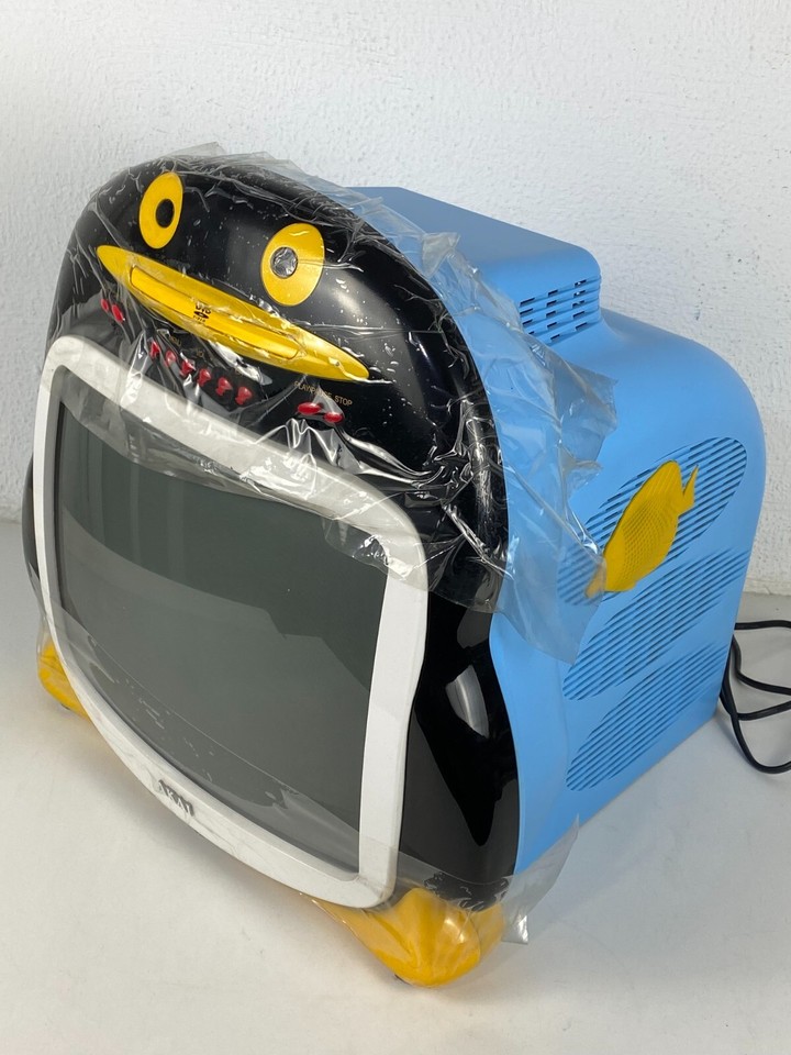 Vintage Akai CT-C1401DV CRT CARTOON TV/DVD COMBO Retro Gaming New Box ...