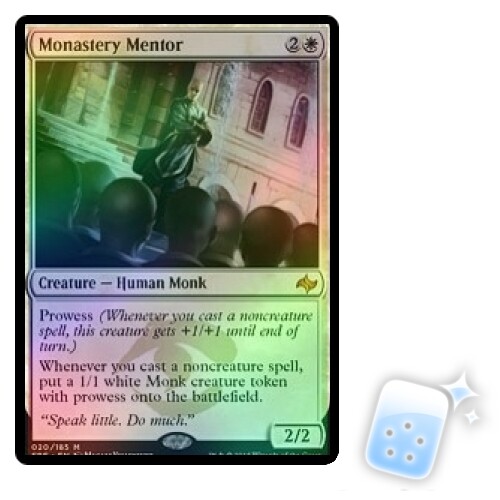 FOIL MONASTERY MENTOR Fate Reforged FRF Magic MTG MINT CARD | eBay