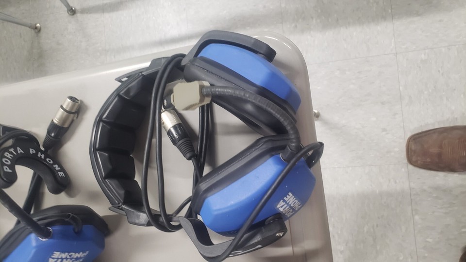 Porta Phone Digicom Football Coach Headset Communication Mic System Set ...