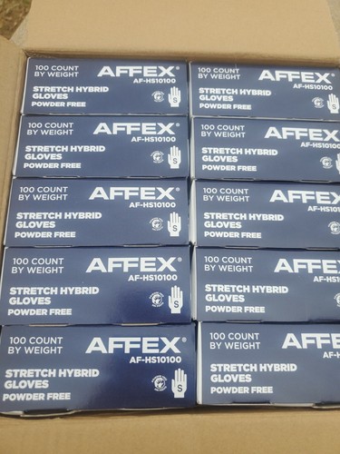 AFFEX Stretch Hybrid Gloves 1,000 Size Small 10 Boxes (1,000ct) | eBay