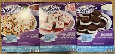 Easy Bake Refill 3-Pack Bundle Each Pizza, Red Velvet Cake, and Whoopie ...