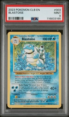 Blastoise Classic Collection CLB 003/034 Holo PSA 9 MINT Pokemon TCG | eBay