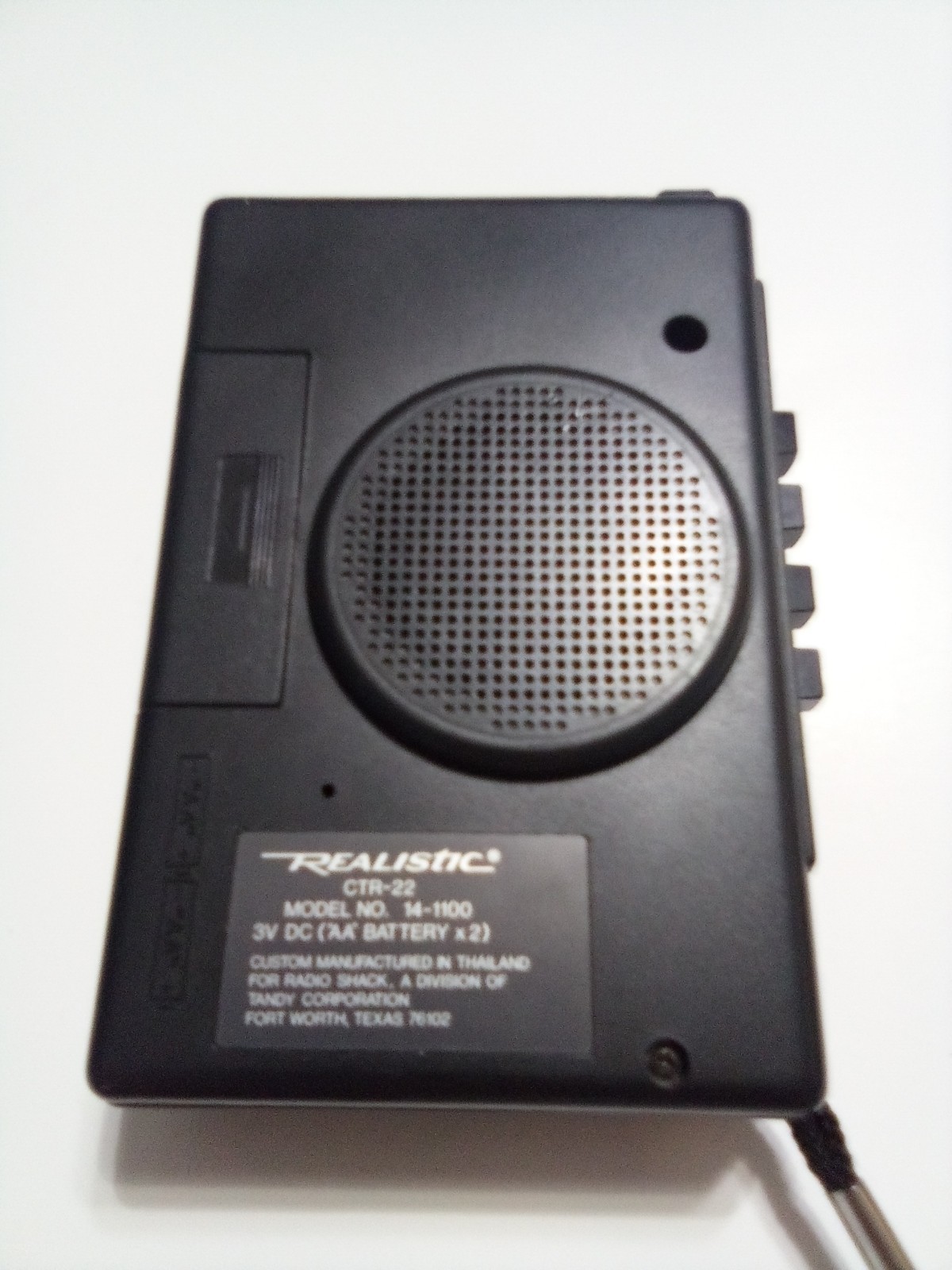 Realistic Cassette Tape Player Recorder CTR-22 Mic Model 14-1100 Tested ...