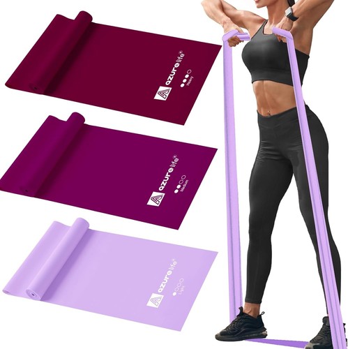 Resistance Bands,Professional Long Non-Latex Elastic Stretch 5-FT ...