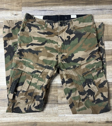 Smoke Rise DNM Cargo Pants Mens 32x32 Green Camouflage Skinny Stretch ...