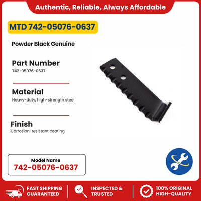MTD Tine Tiller RH 742-05076-0637 in Powder Black Genuine OEM ...