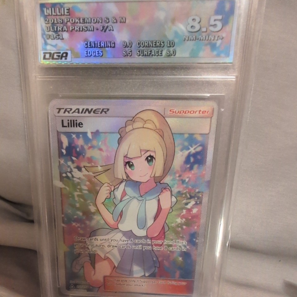 Pokemon Lillie Trainer Full Art Ultra Prism Holo 2018 151/156 | eBay