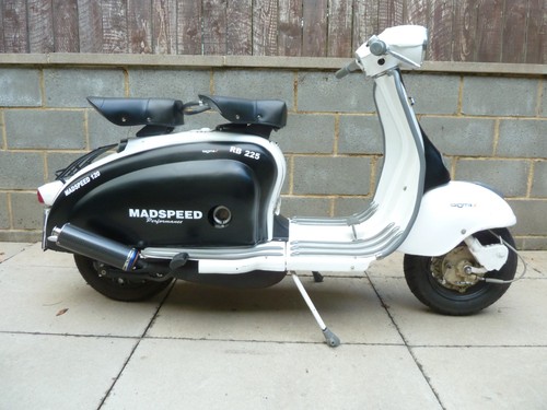 MADSPEED RB225 SPANISH LAMBRETTA SERIES 2 WITH ORIGINAL ENGINE TV LI SX ...