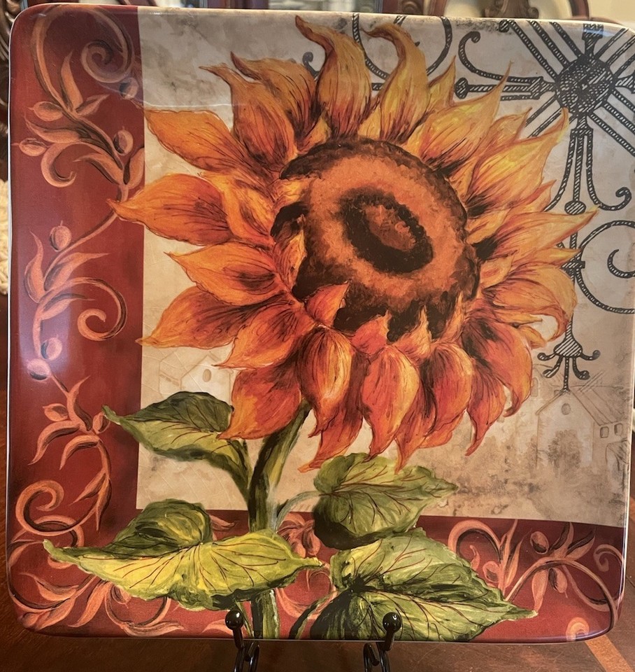certified international plates. Tuscan Sunflower 10 1/2 Dinner Plates ...