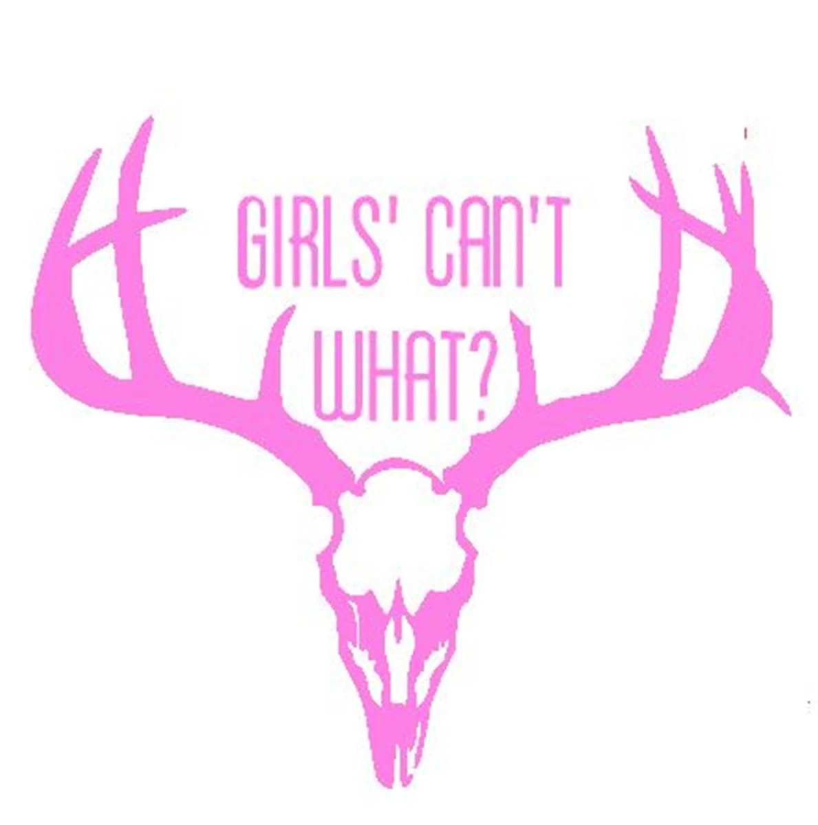 Pink Deer Decal