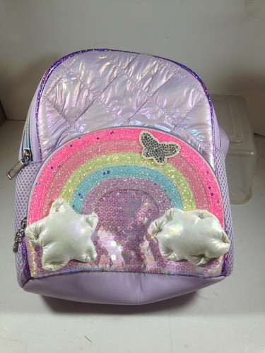 Miss Gwen's OMG Accessories Pink Rainbow Butterfly Backpack | eBay