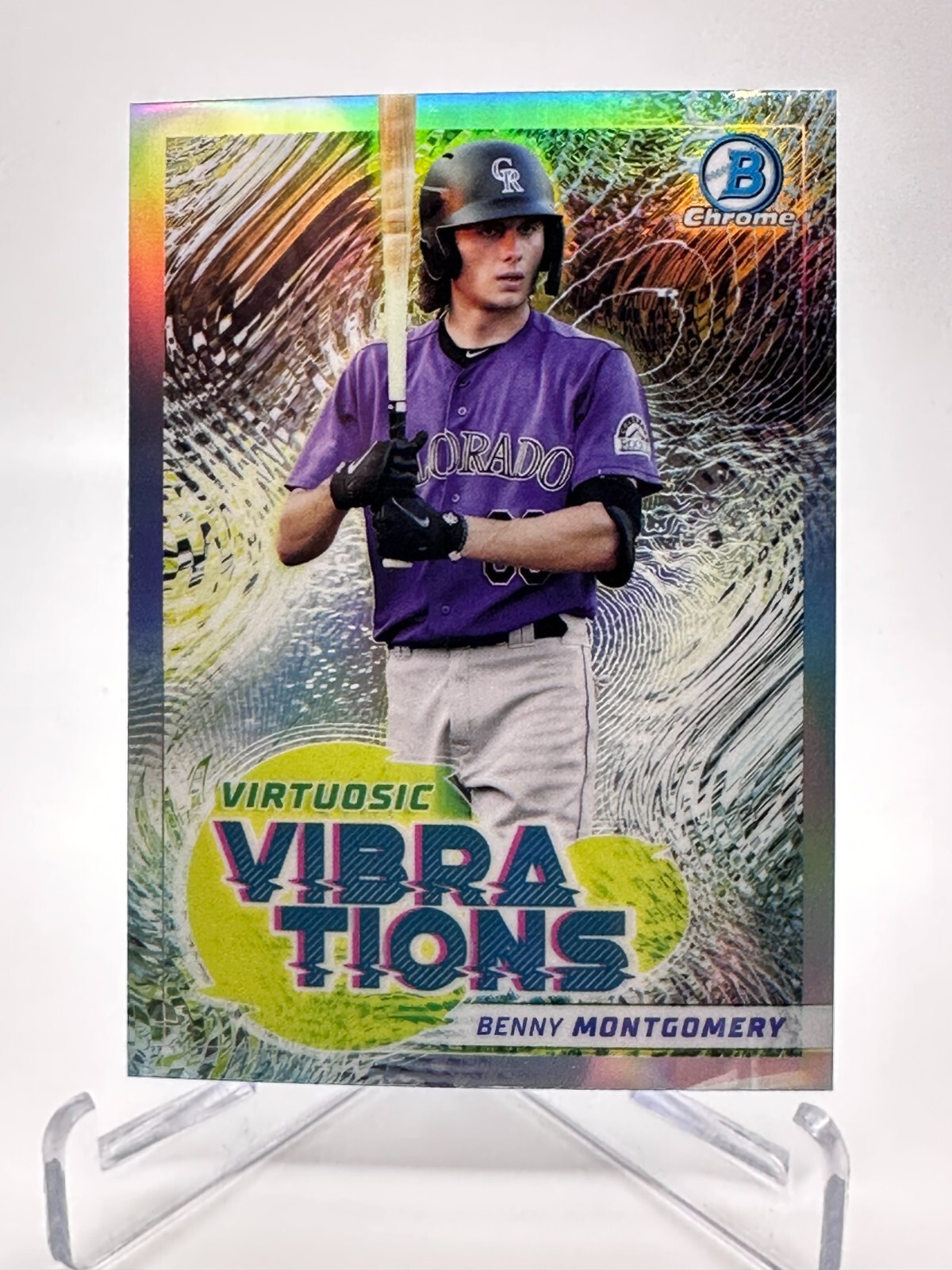 Benny Montgomery 2022 Bowman Chrome VIRTUOSIC VIBRATIONS #VV-17 | eBay