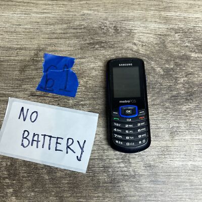 Samsung Stunt SCH-R100 Bar Cellular Phone Metropcs Black Bluetooth 1.7 ...