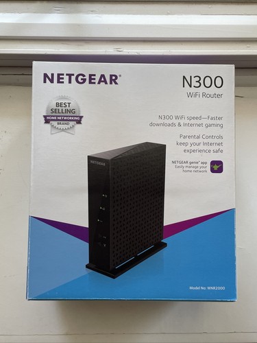 Netgear N300 300 Mbps 4-Port 10/100 Wireless N Router WNR2000-100NAS ...