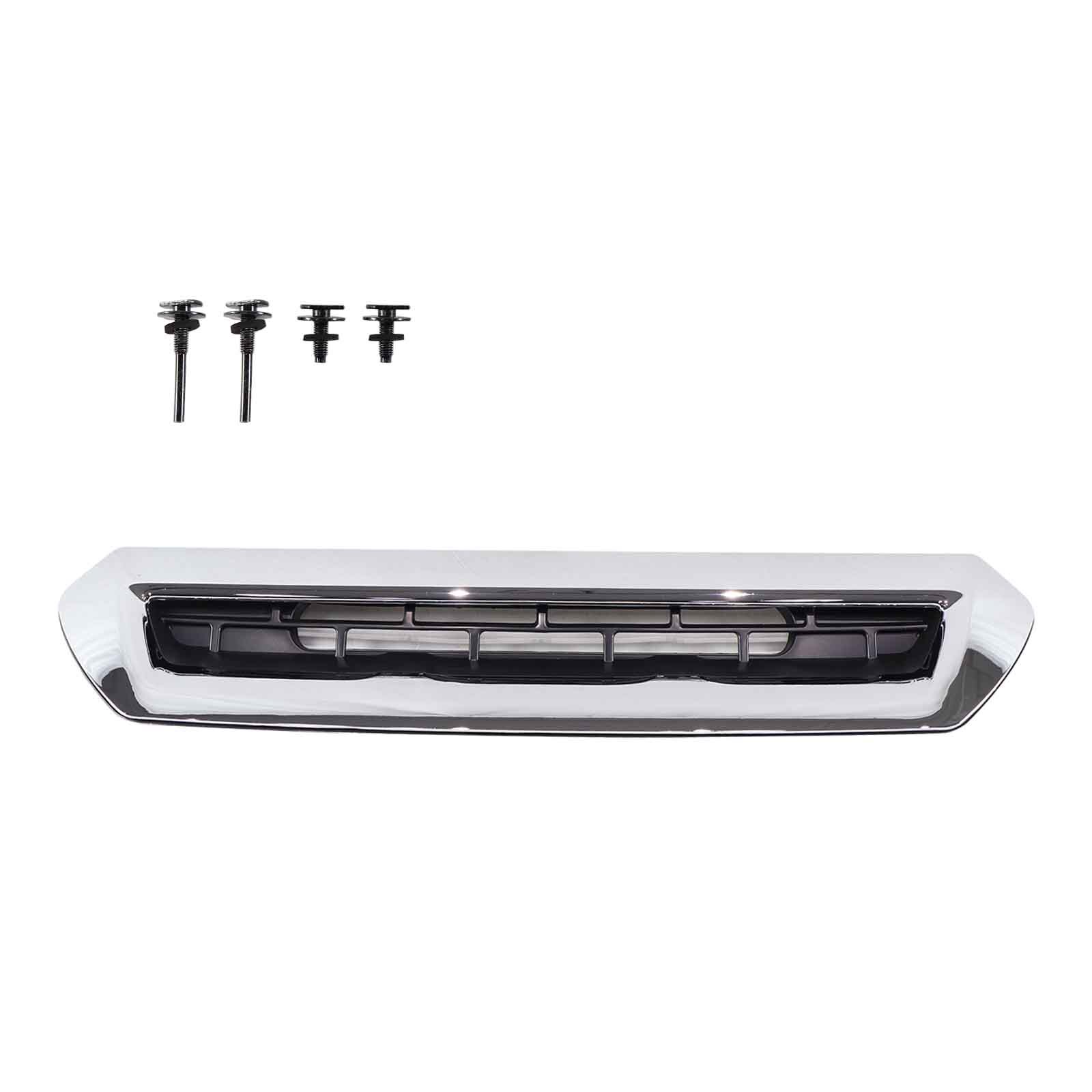 New Chrome Hood Air Vent For 17-19 GMC Sierra 2500 HD 3500 HD 6.0L 6.6L ...