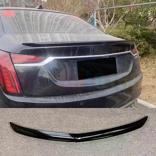 Glossy Black Rear Spoiler Tail Trunk Spoiler Wing For Cadillac CT6 2019 ...