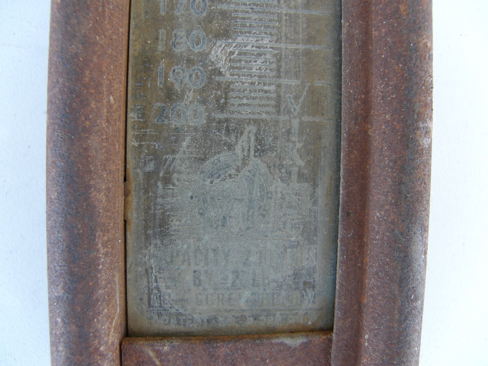 Vintage Hanson Viking 8920 Hanging Spring Scale 200 LB Chicago USA FREE ...