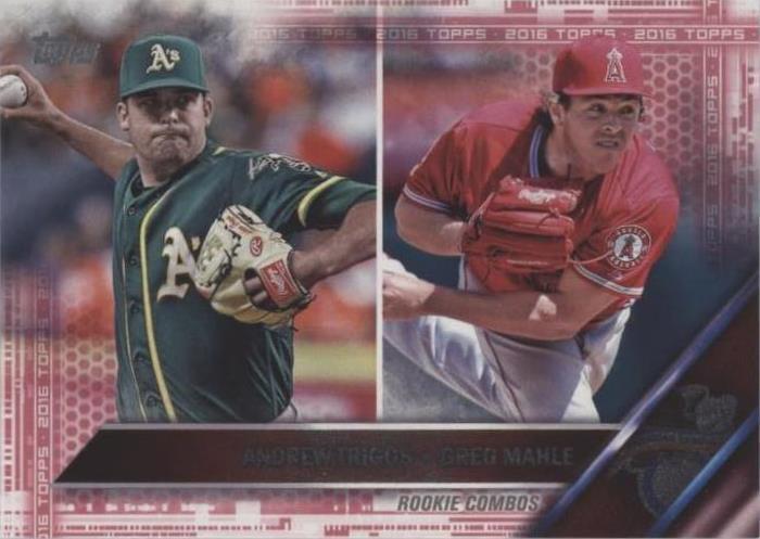 2016 Topps Update Series - Rookie Combos Andrew Triggs, Greg Mahle # ...