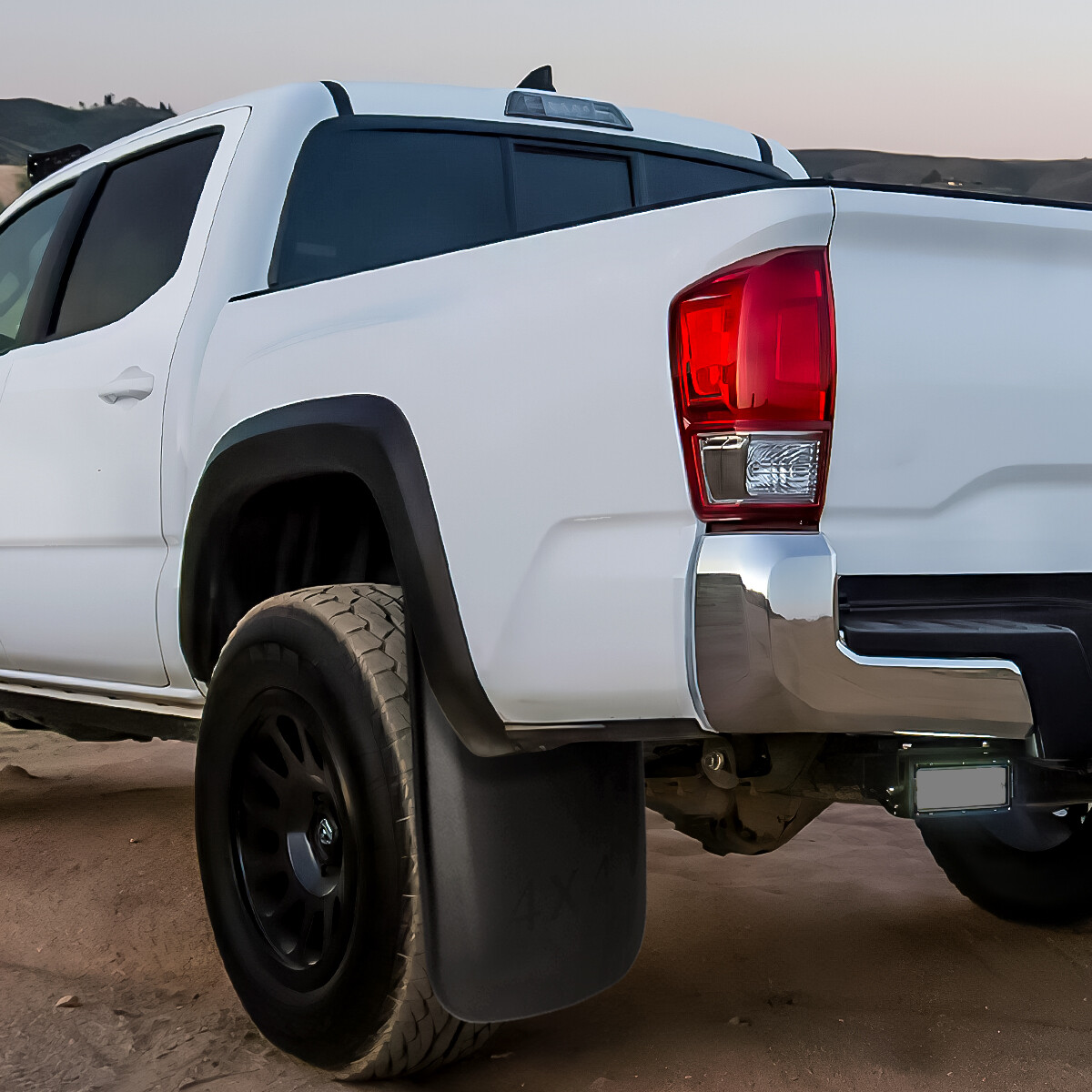 4Pc ABS Wheel Mud Flaps Splash Guards Front+Rear Set For 05-15 Toyota ...