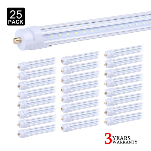 25Pack T8 8FT FA8 Single Pin Led Tube Light Bulbs 65W 8Foot Led Shop ...