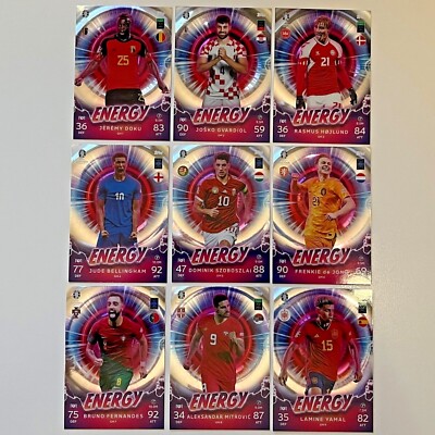 TOPPS Match Attax UEFA EURO EM 2024 ENERGY Karten aussuchen GM 1 2 3 4 ...