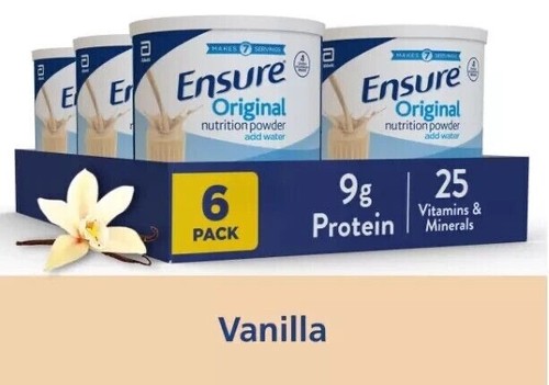 Ensure Original Vanilla Nutrition Powder 6 Cans EXP 02/2025 Brand New ...