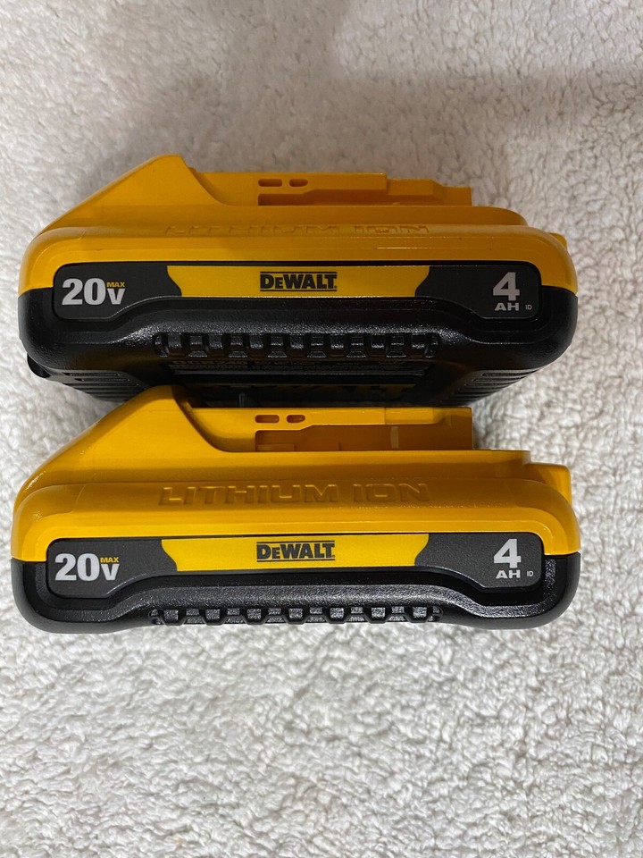 2 New Dewalt 20V Volt Max DCB240 4.0Ah Lithium Ion Batteries Li-ion ...