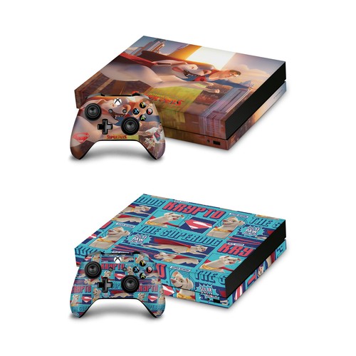 OFFICIAL DC LEAGUE OF SUPER PETS GRAPHICS VINYL SKIN DECAL FOR XBOX ONE ...